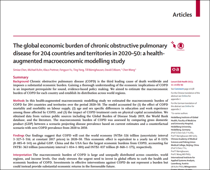 COPD (Chronic Obstructive Pulmonary Diseases) - global advocacy ...